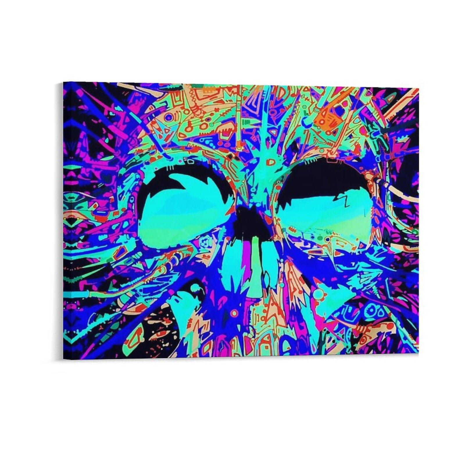 Trippy Neon Paintings