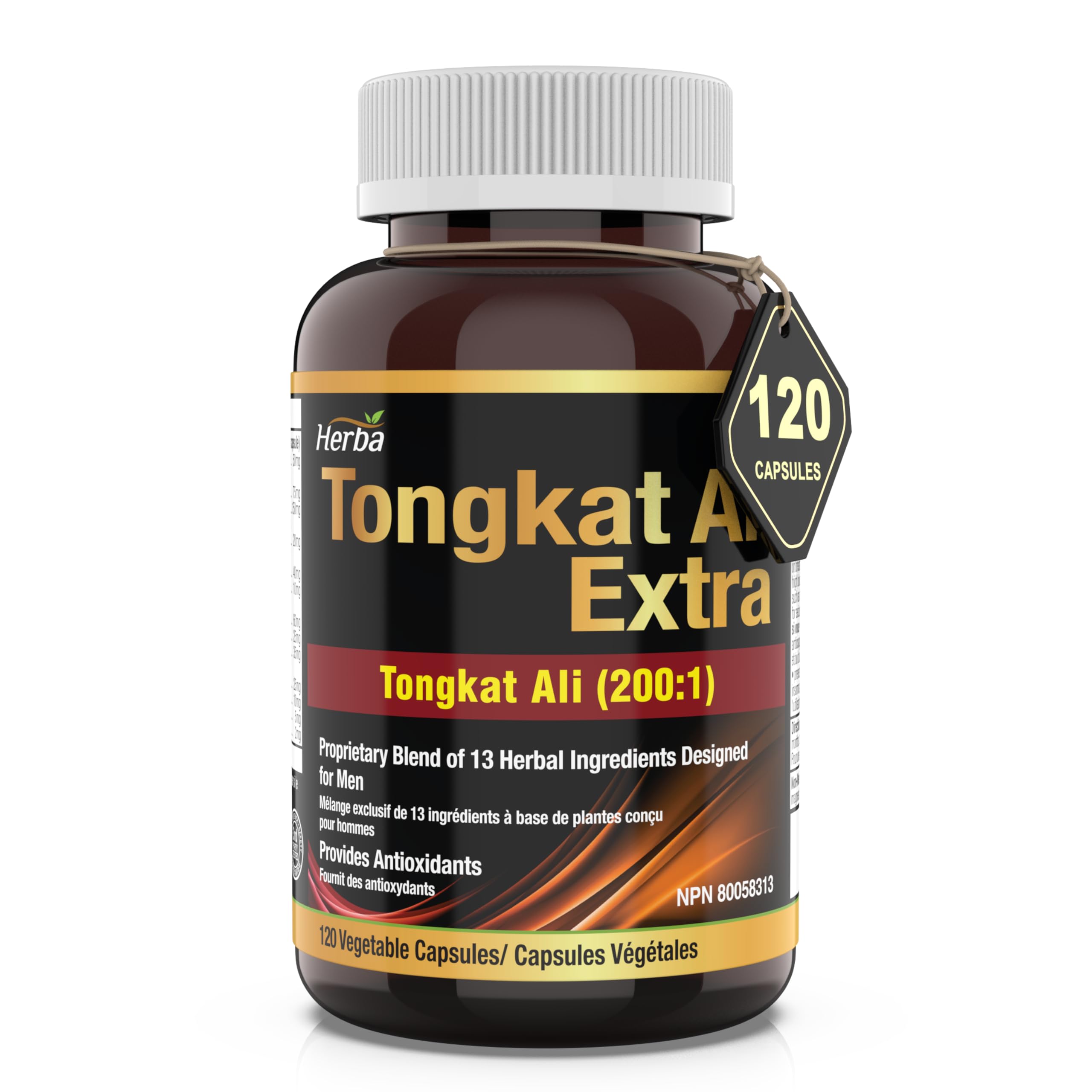 Herba Tongkat Ali Supplement for Men - 200:1 Extract – 10,000mg Raw ...