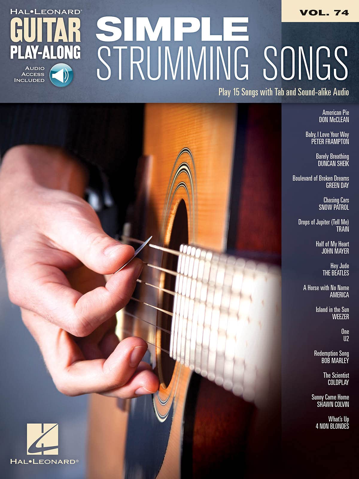 Amazon.com: Simple Strumming Songs: Guitar Play-Along Volume 74 (Guitar ...