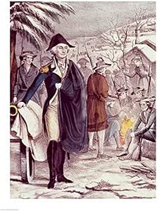 Amazon.com: Posterazzi George Washington at Valley Forge Poster Print ...
