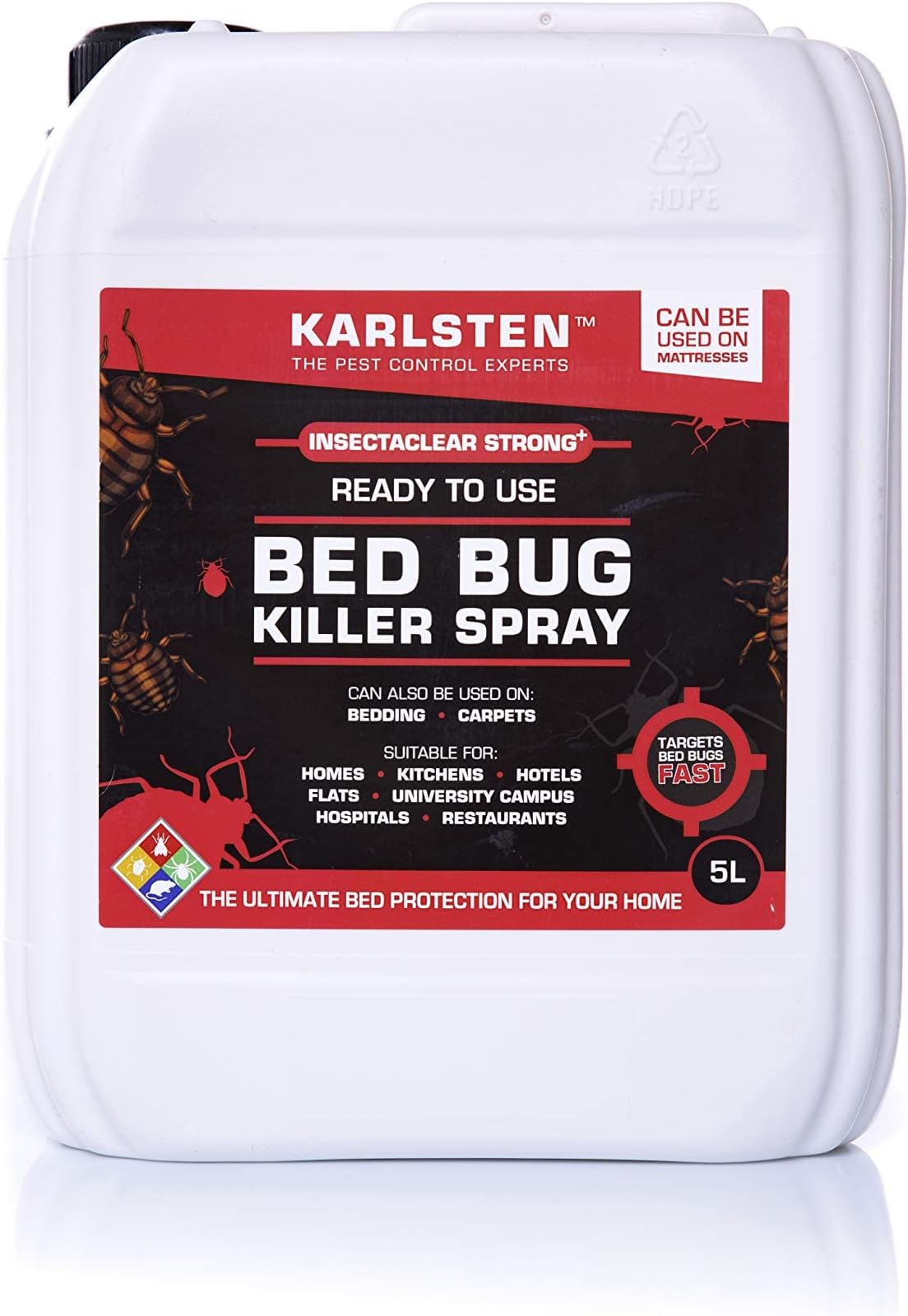 Pest Expert Formula C+ Bed Bug Killer Spray 2 x 1ltr & Bed Bug Killer ...