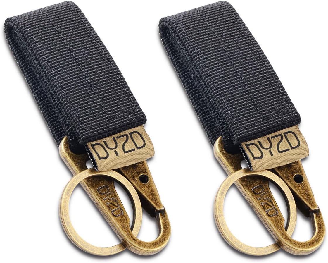 Amazon.com: DYZD Nylon Webbing Keychain Tactical Molle Gear Key Ring ...