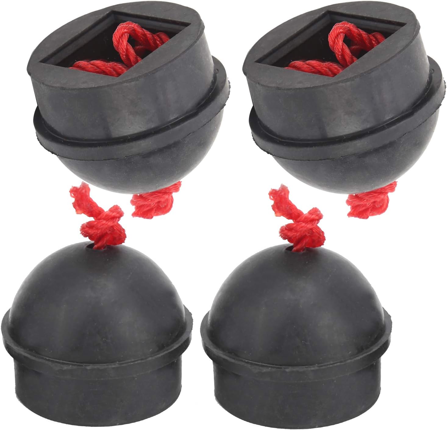 Amazon.com: YWBL-WH 4Pcs Rubber Billiard Chalk Holders Rubber Pool ...