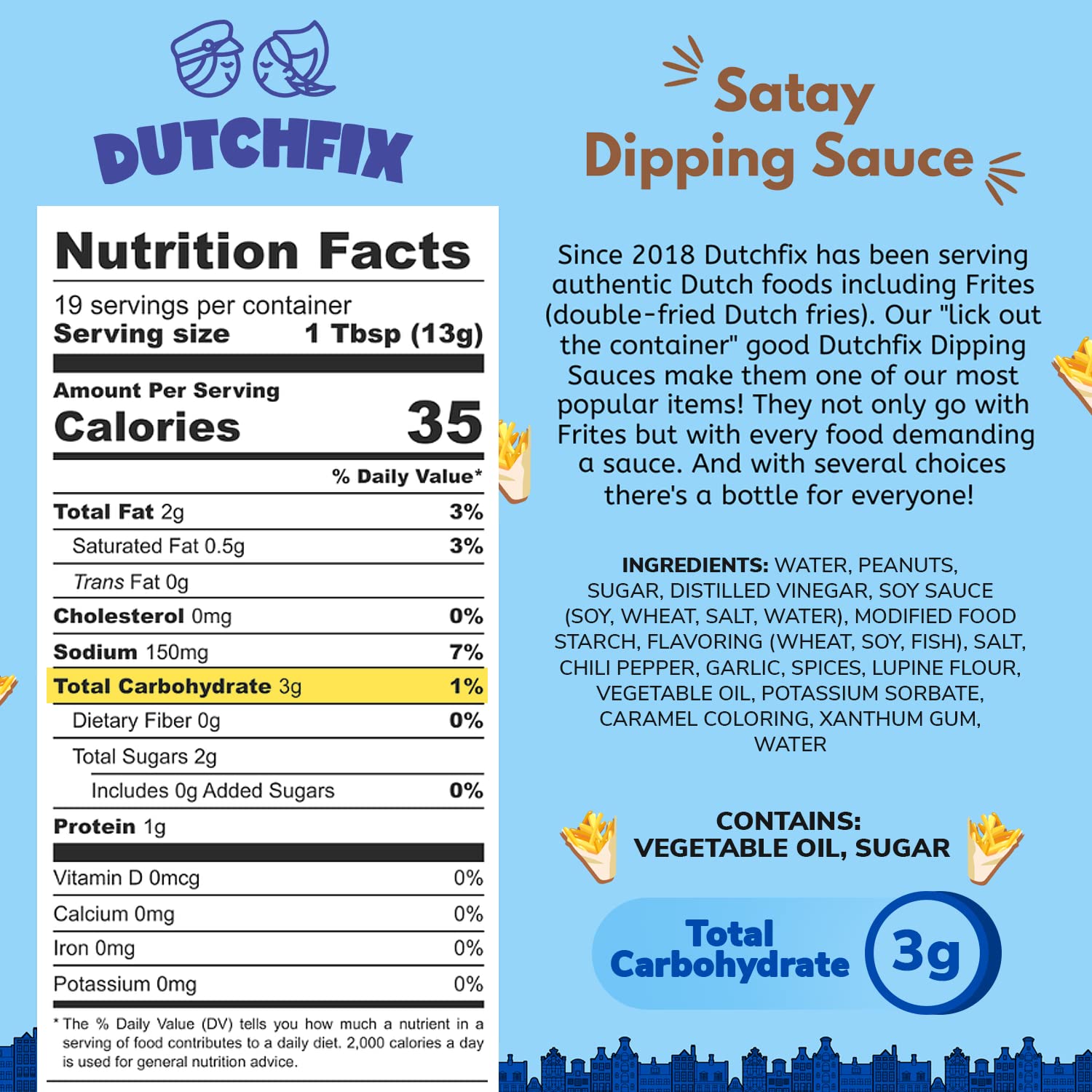 Dutch Fix Satay – Salsa de maní dulce tailandés original, salsa satay ...