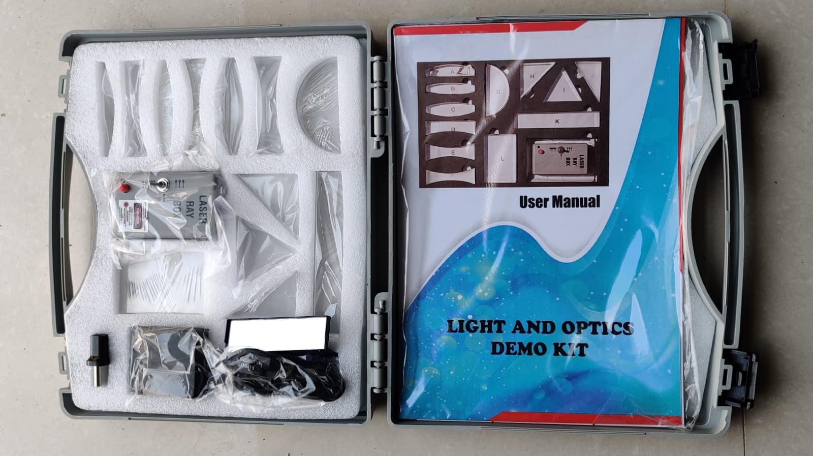 Buy SBT Instruments Light and Optics Class Demo Kit | 12 Acrylic Lenses ...