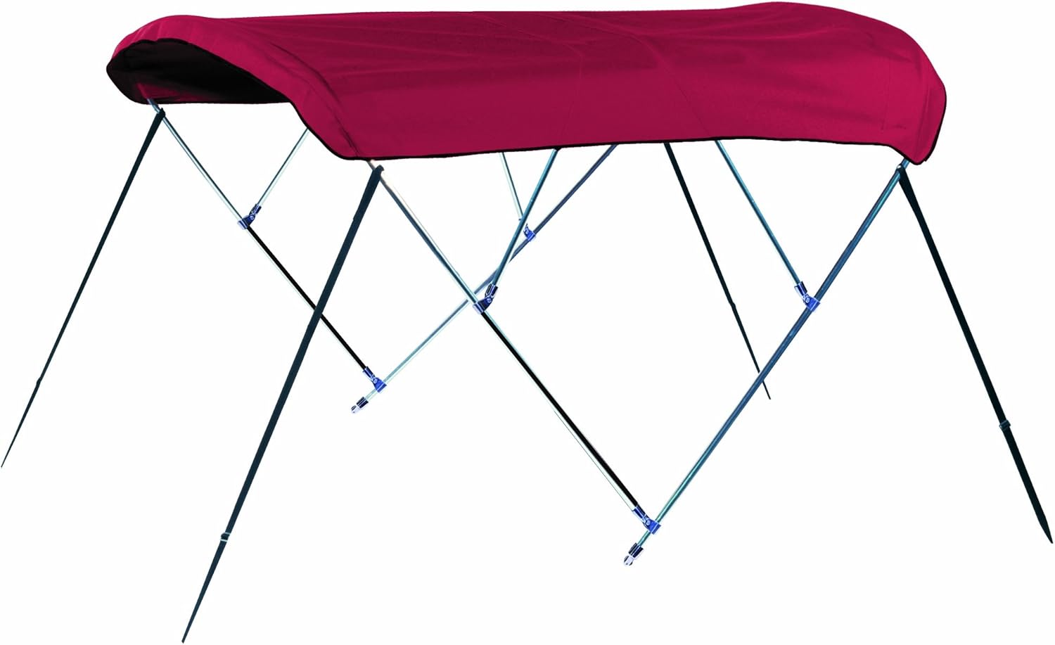 Amazon.com : Round Tube Bimini Top Kit with Nylon Fittings, Jockey Red ...