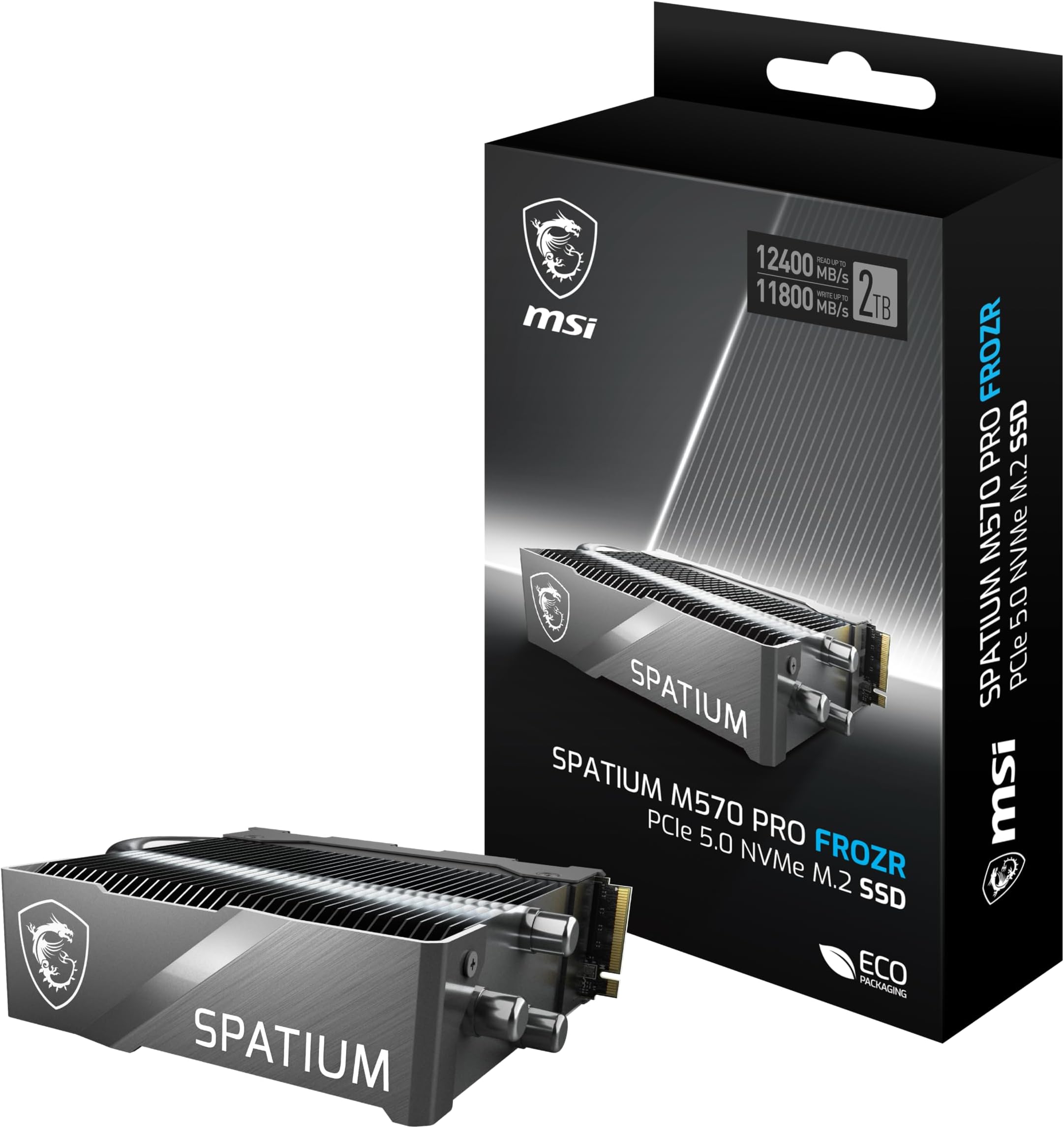 Amazon.com: MSI Gaming SPATIUM M570 PRO PCIe 5.0 NVMe M.2 2TB FROZR ...