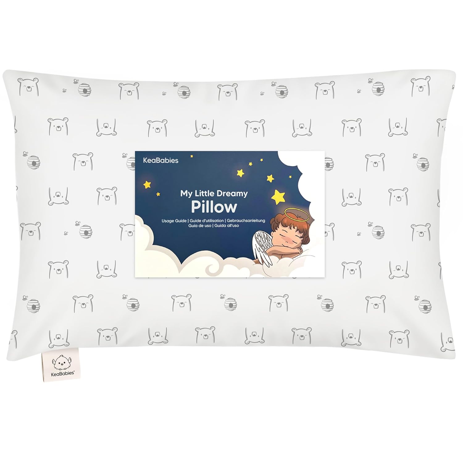 Amazon.com: Toddler Pillow with Pillowcase - 13x18 My Little Dreamy ...