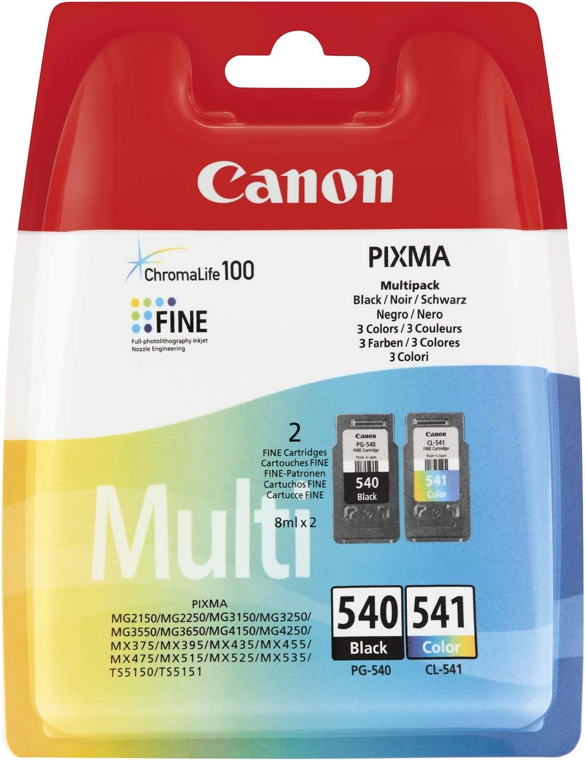 Original Druckerpatronen für Canon Pixma PIXMA MG2150, MG2250, MG3150 ...