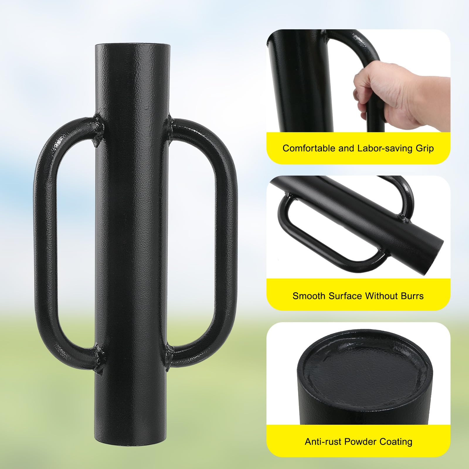 Snapklik.com : Fumingpal T Post Driver - Heavy Duty Fence Post Driver ...