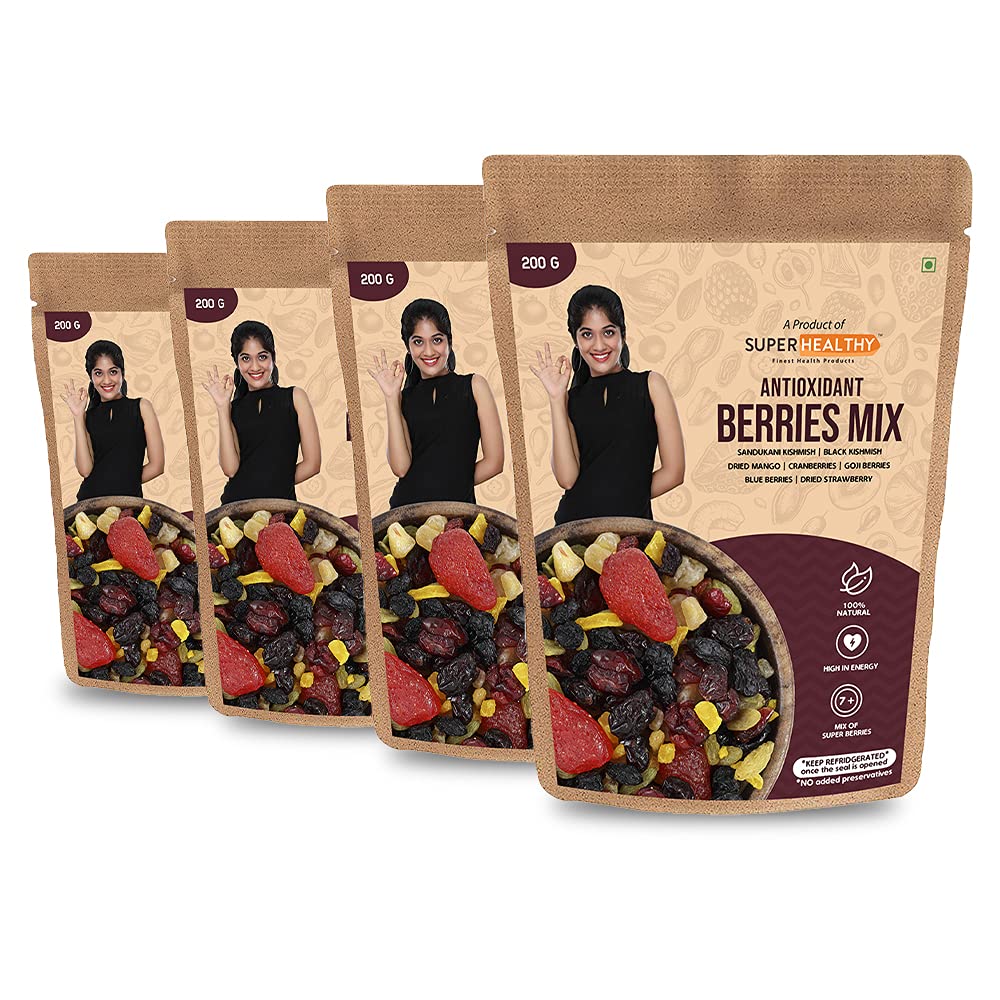 Super Healthy Berries Mix - Dried Mixed Berries | Organic Berry Mix | 7 ...
