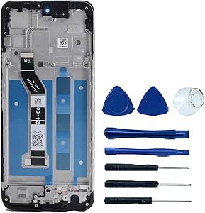 Amazon.com: Avvood for Motorola Moto G Power 2024 5G Screen Replacement Frame XT2415 XT2415-1 ...