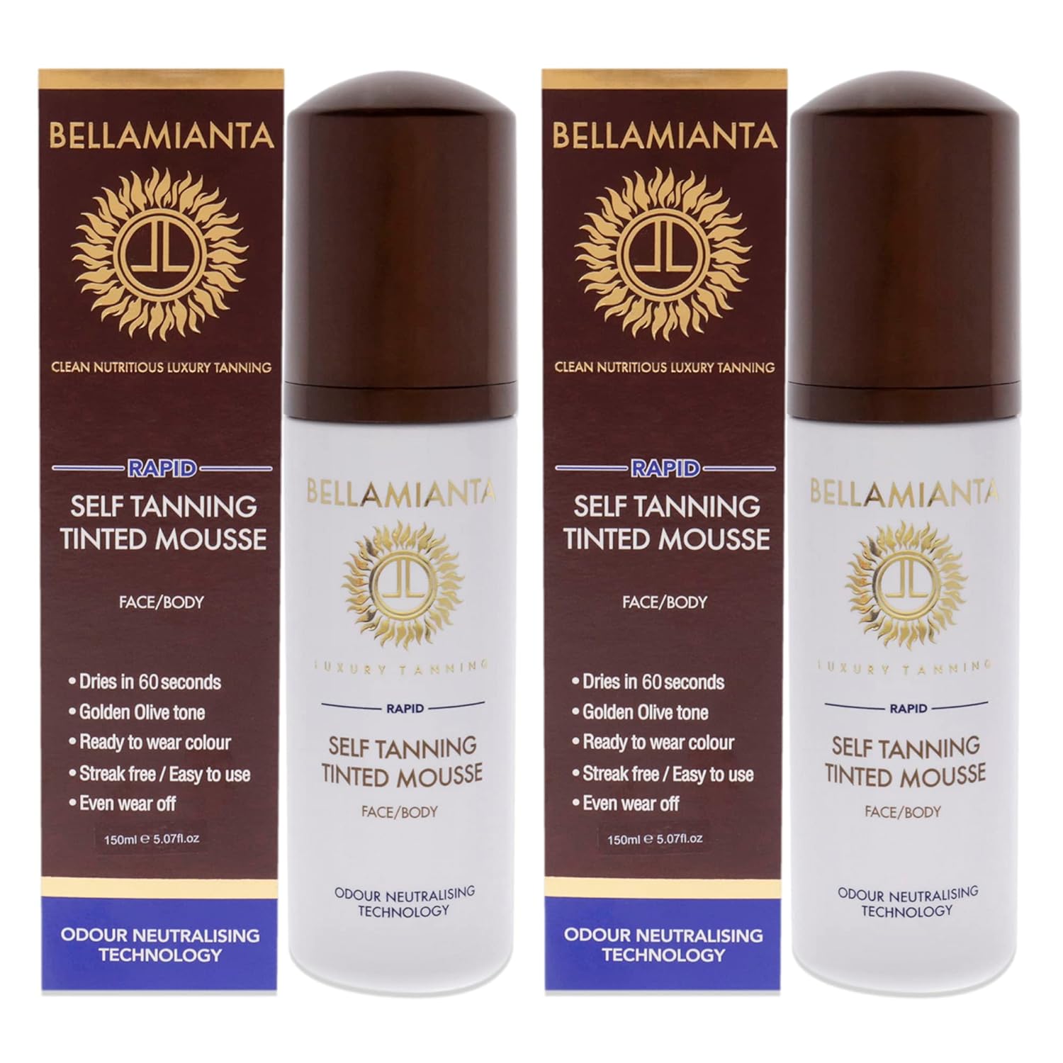 Amazon.com: Bellamianta Self-Tanning Tinted Mousse - Rapid Bronzer ...