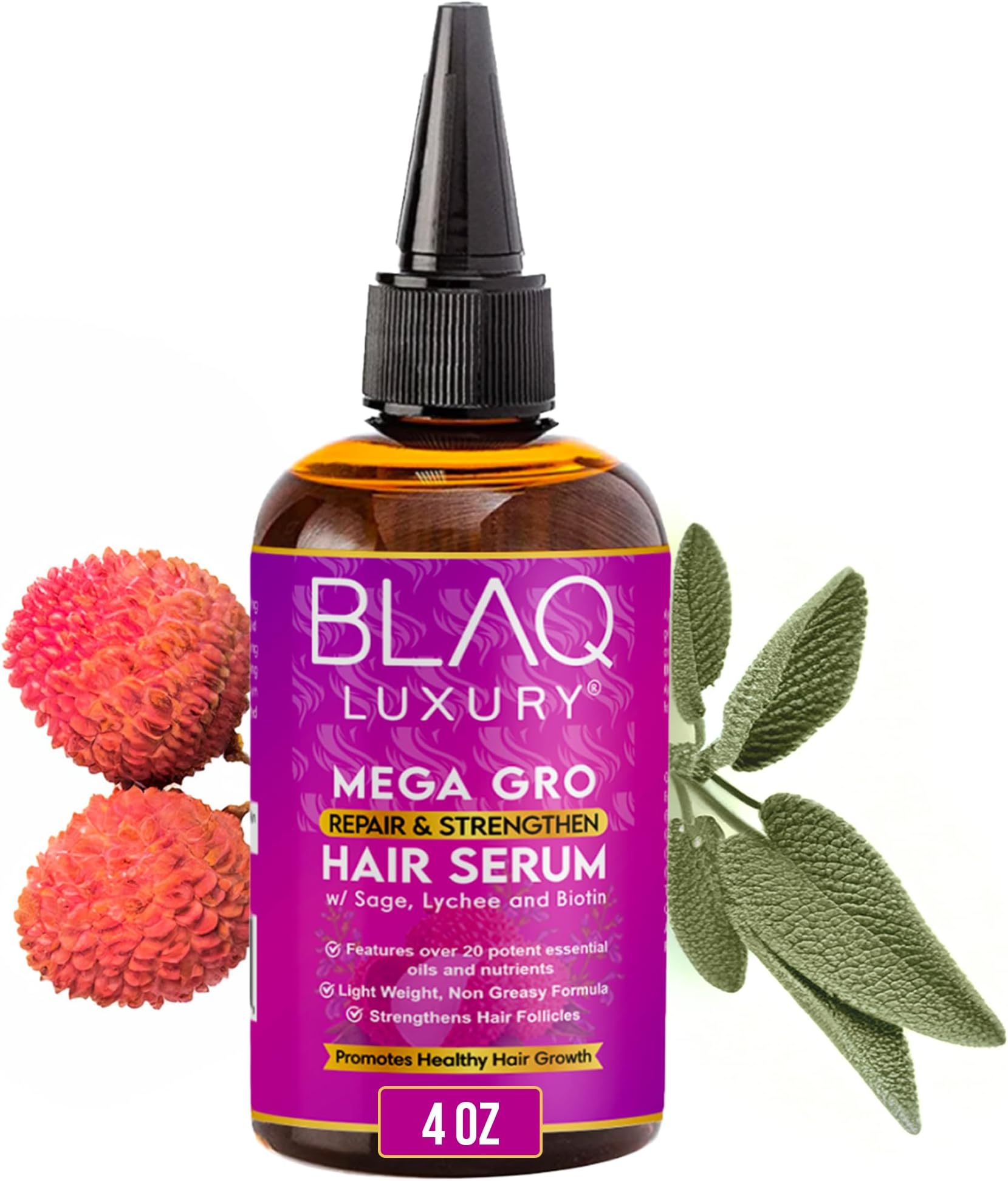 Amazon.com: Blaq Luxury Hair Growth Oil - Dry Scalp Treatment For Dry ...
