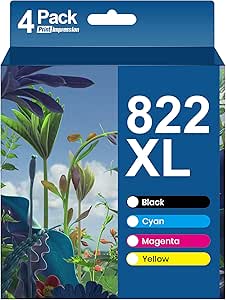 Amazon.com: 822XL Ink Cartridges Remanufactured Ink for Epson 822XL Ink ...