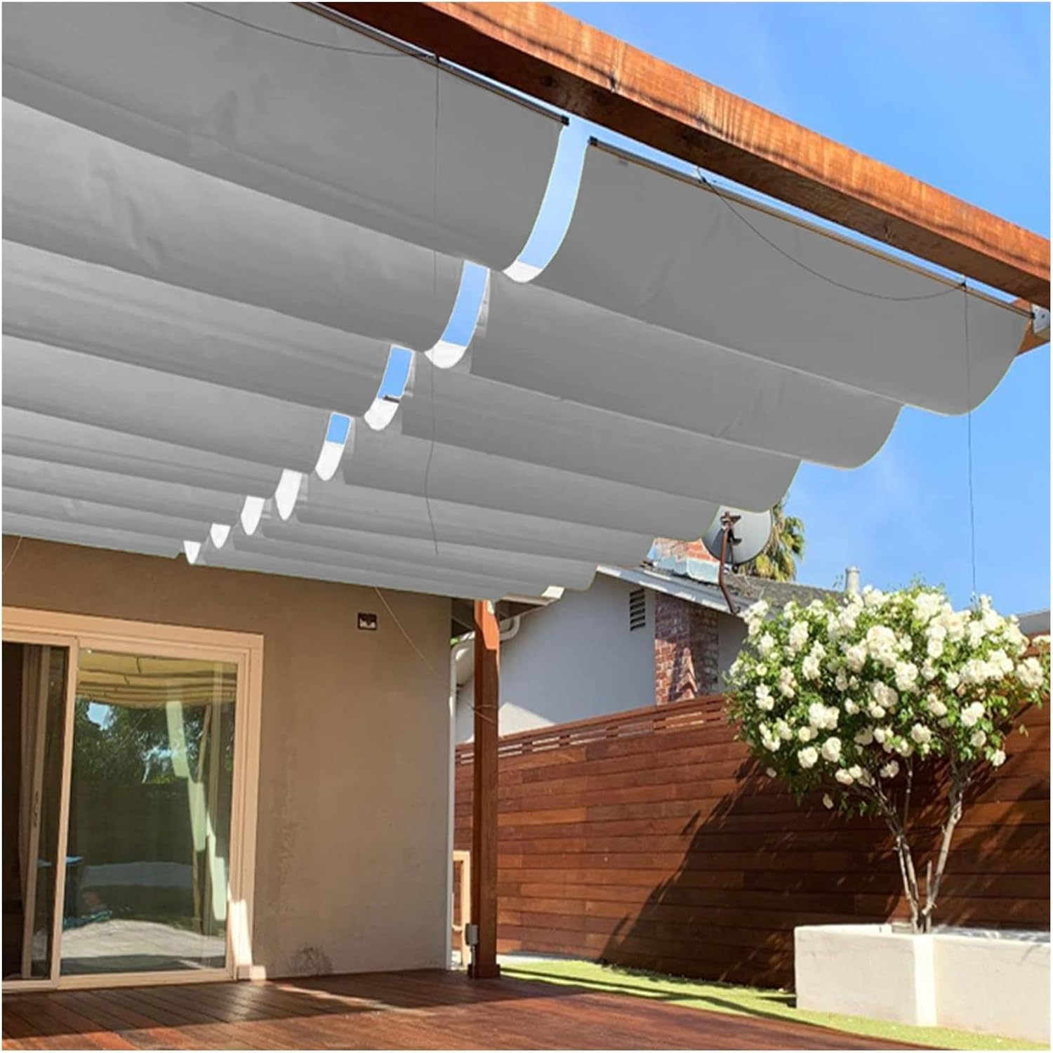 Outdoor Door Canopy Awning Patio Cover Polycarbonate Front Door Awning ...