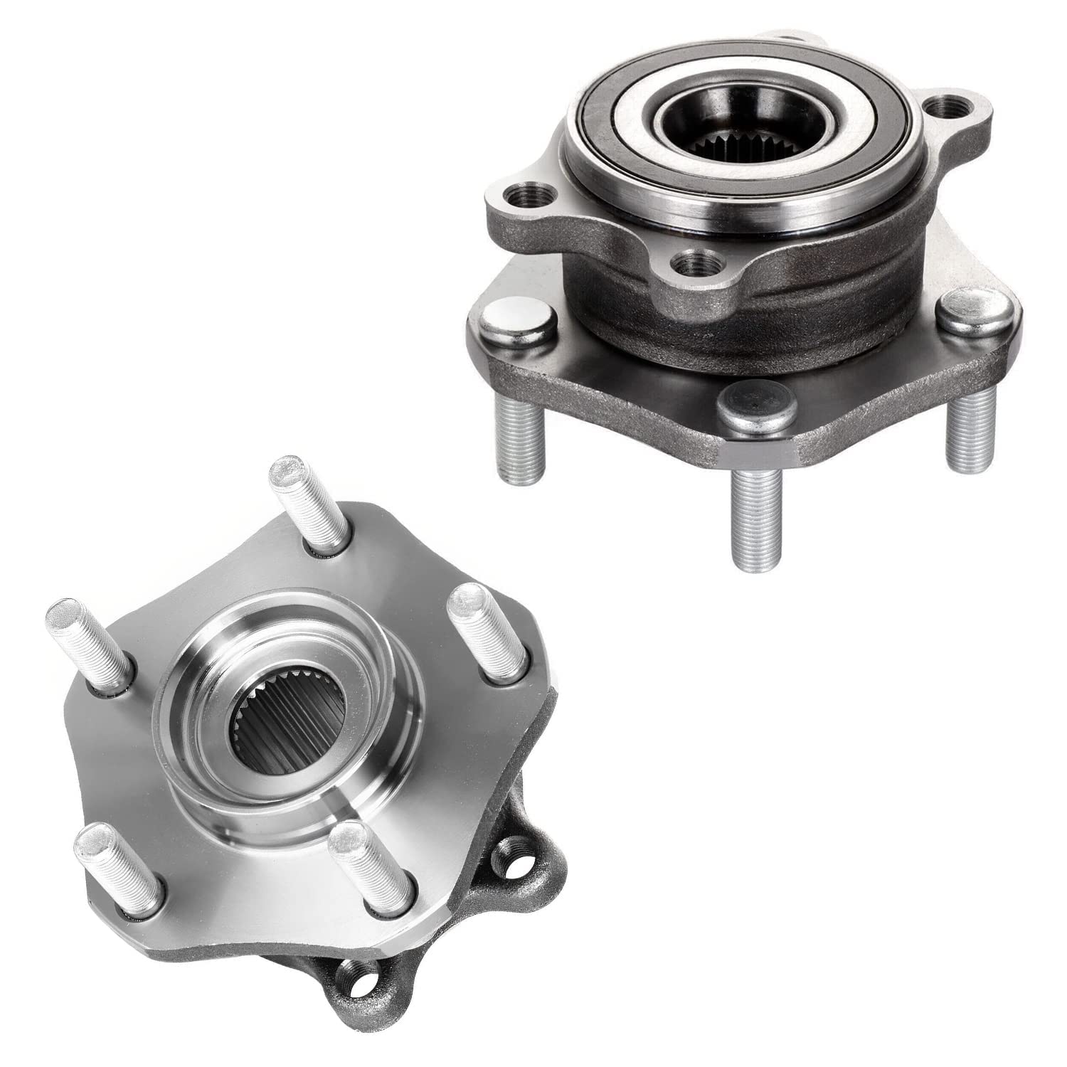 2 DTA Rear Wheel Bearing Hub Assemblies Compatible With 2014-2019 ...