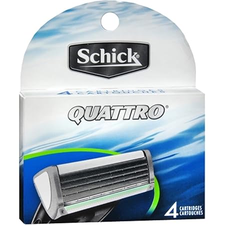 Amazon.com: Schick Quattro Titanium Razor Blade Refills for Men - 8 ...