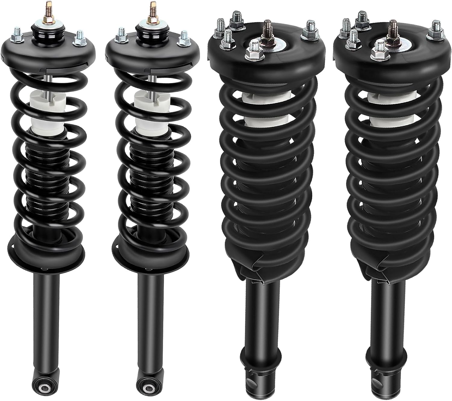Amazon.com: GDSMOTU Front & Rear Complete Struts & Coil Spring Assembly ...