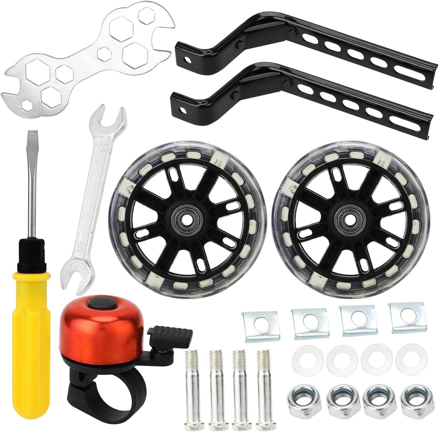 CyclingDeal Adjustable Adult Bicycle Bike Stabilizers Training Wheels ...