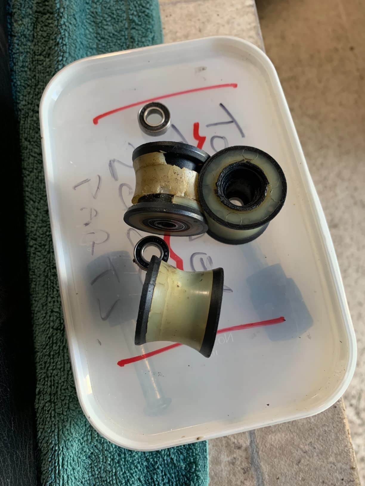 4 New Total Trainer Rollers/Wheels for Models DLX, DLX II, DLX III, Adv ...