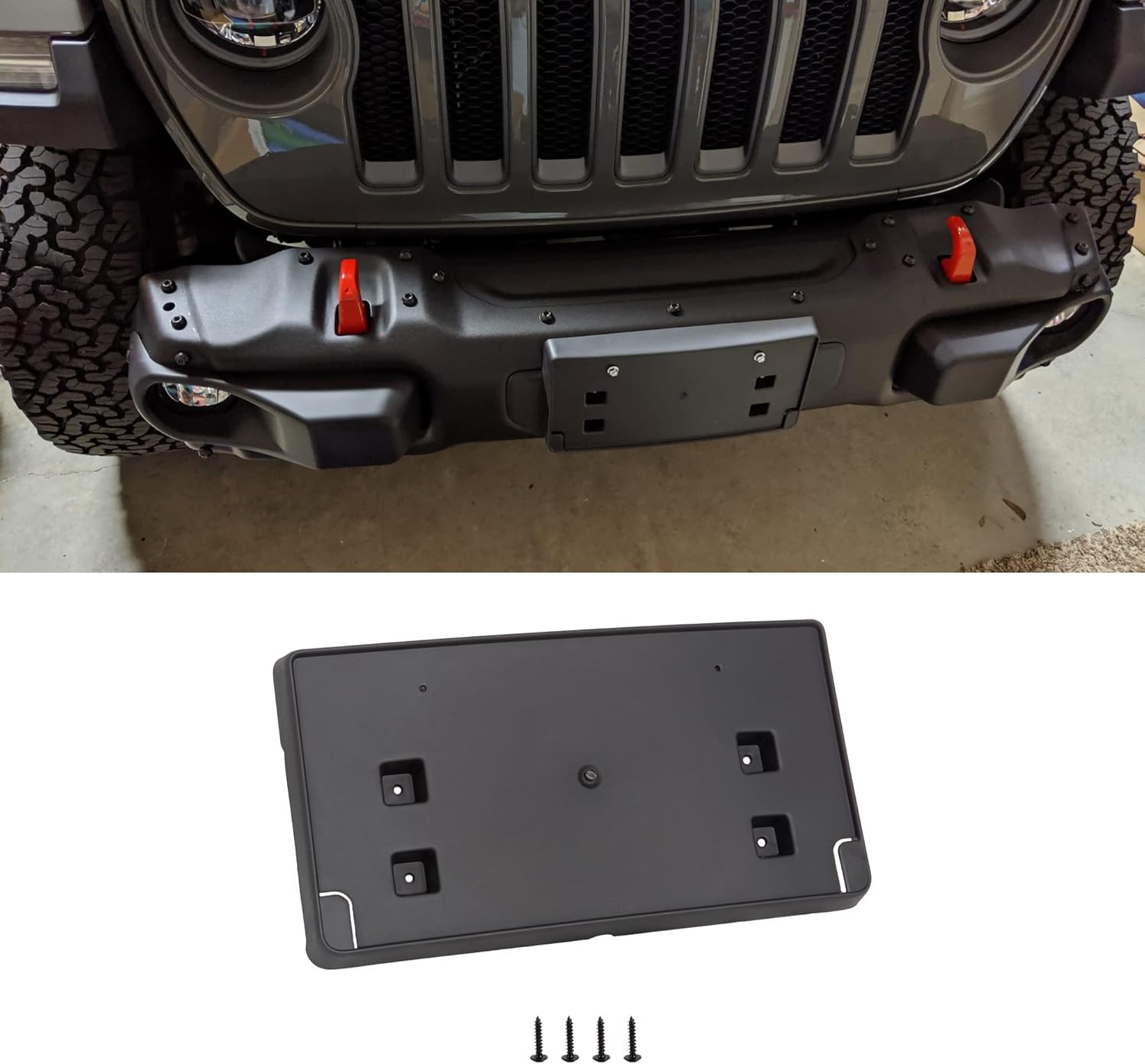 Amazon.com: Phamyor Original Front License Plate Bumper Mounting ...