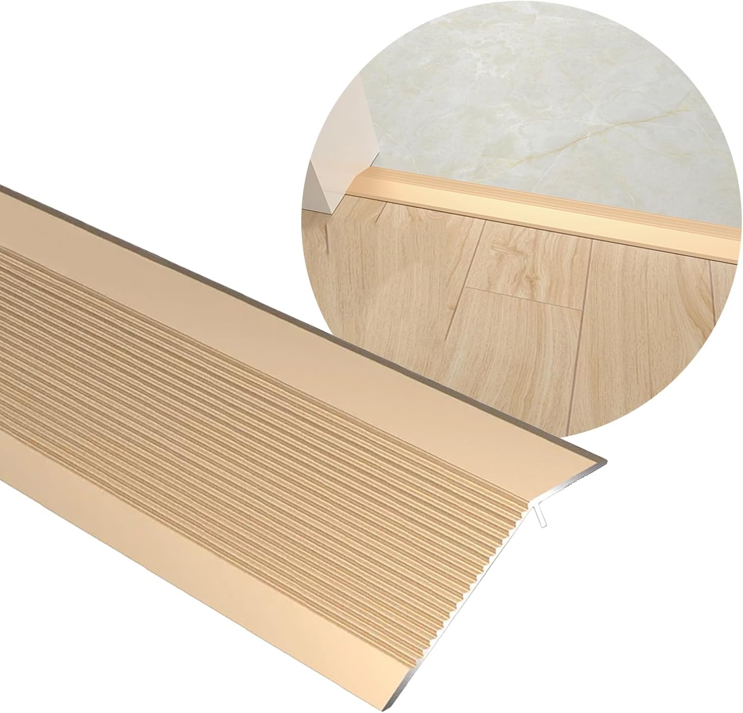 Amazon.com: Extra Wide Aluminum Floor Transition Threshold Strip, 2mm ...