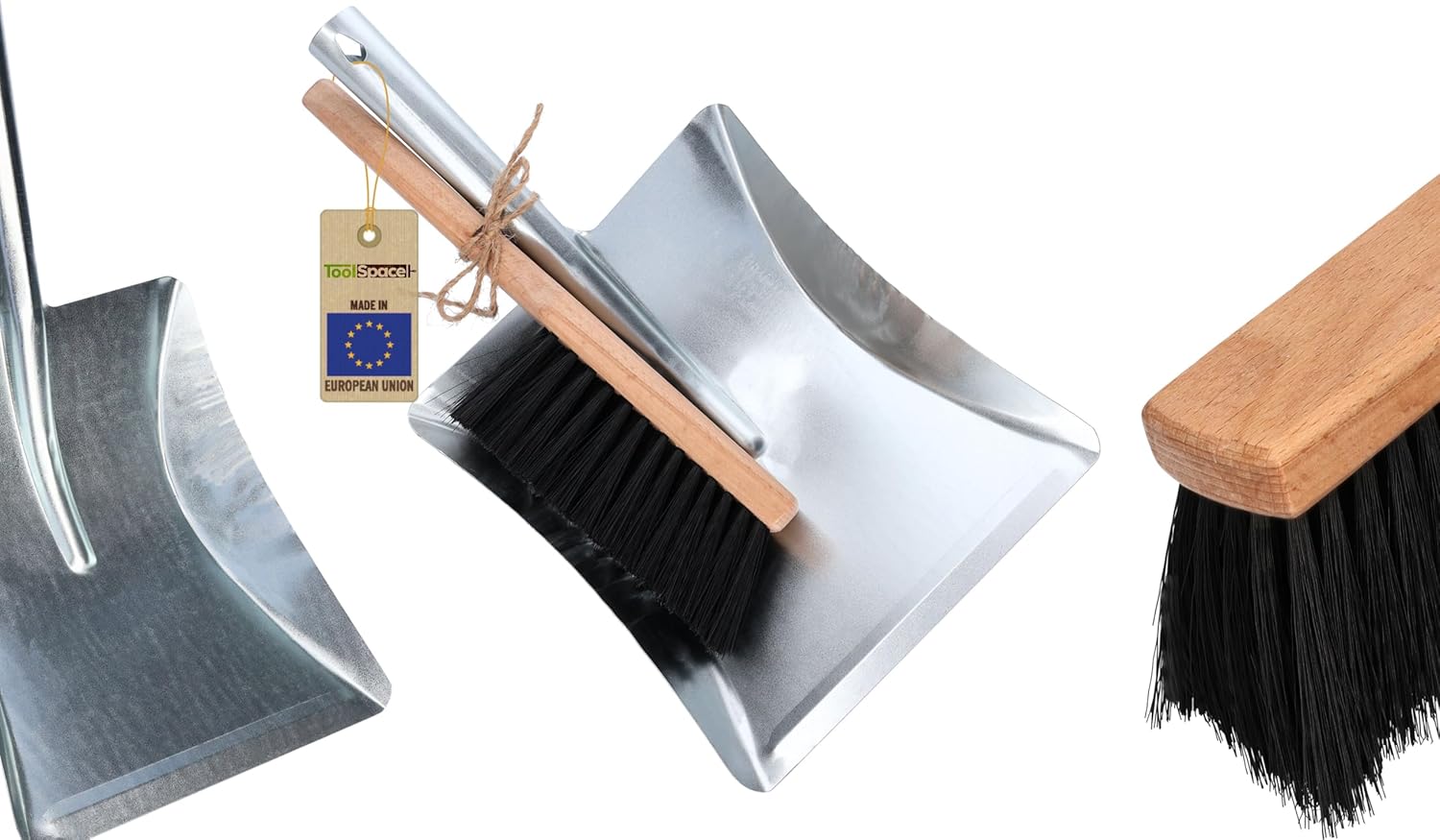 Amazon.de: ToolSpace Kehrschaufel und Handbesen mit Kunstborsten ...