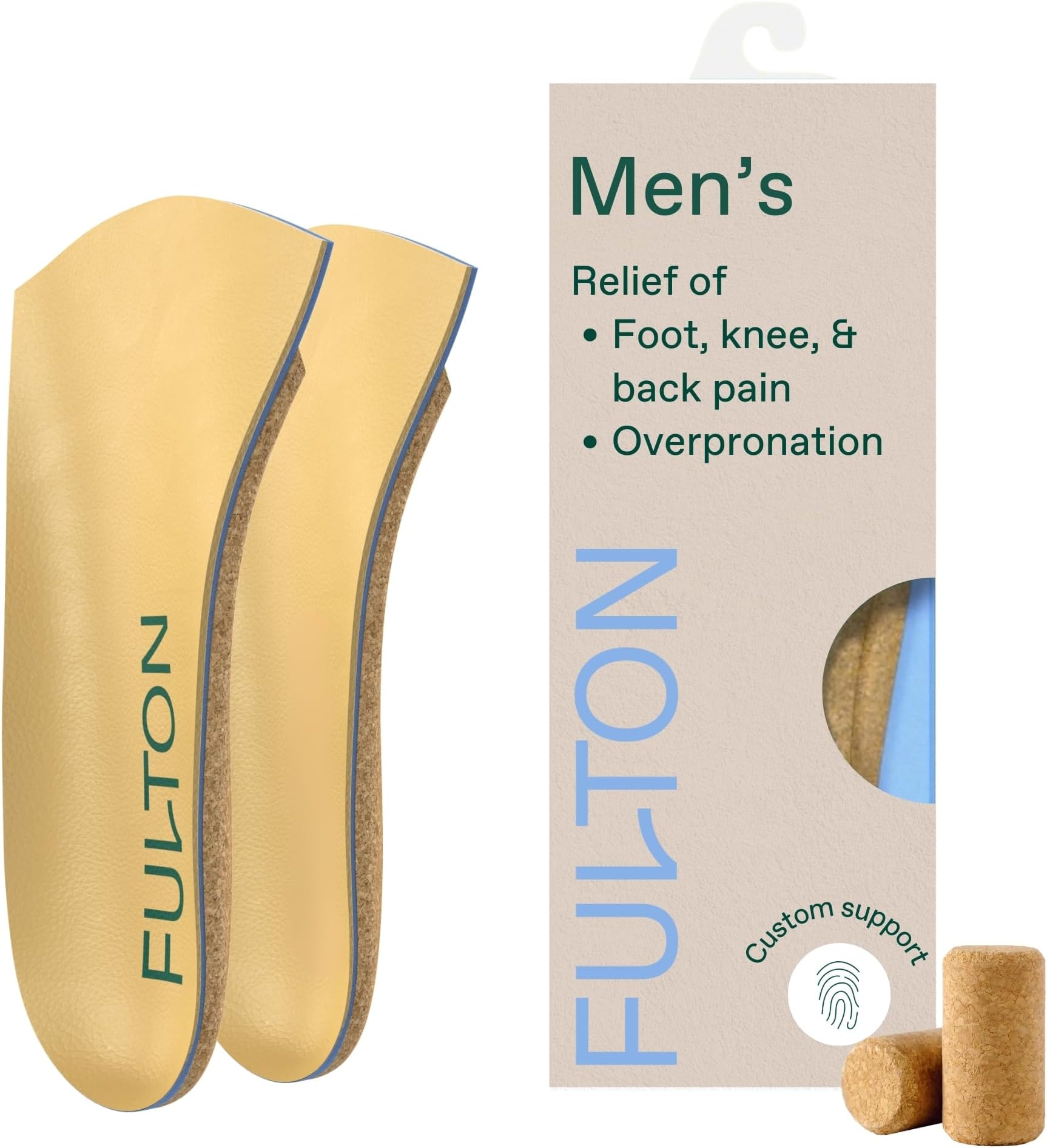 Amazon.com: Fulton Universal Shoe Inserts for Men with Custom Molding ...