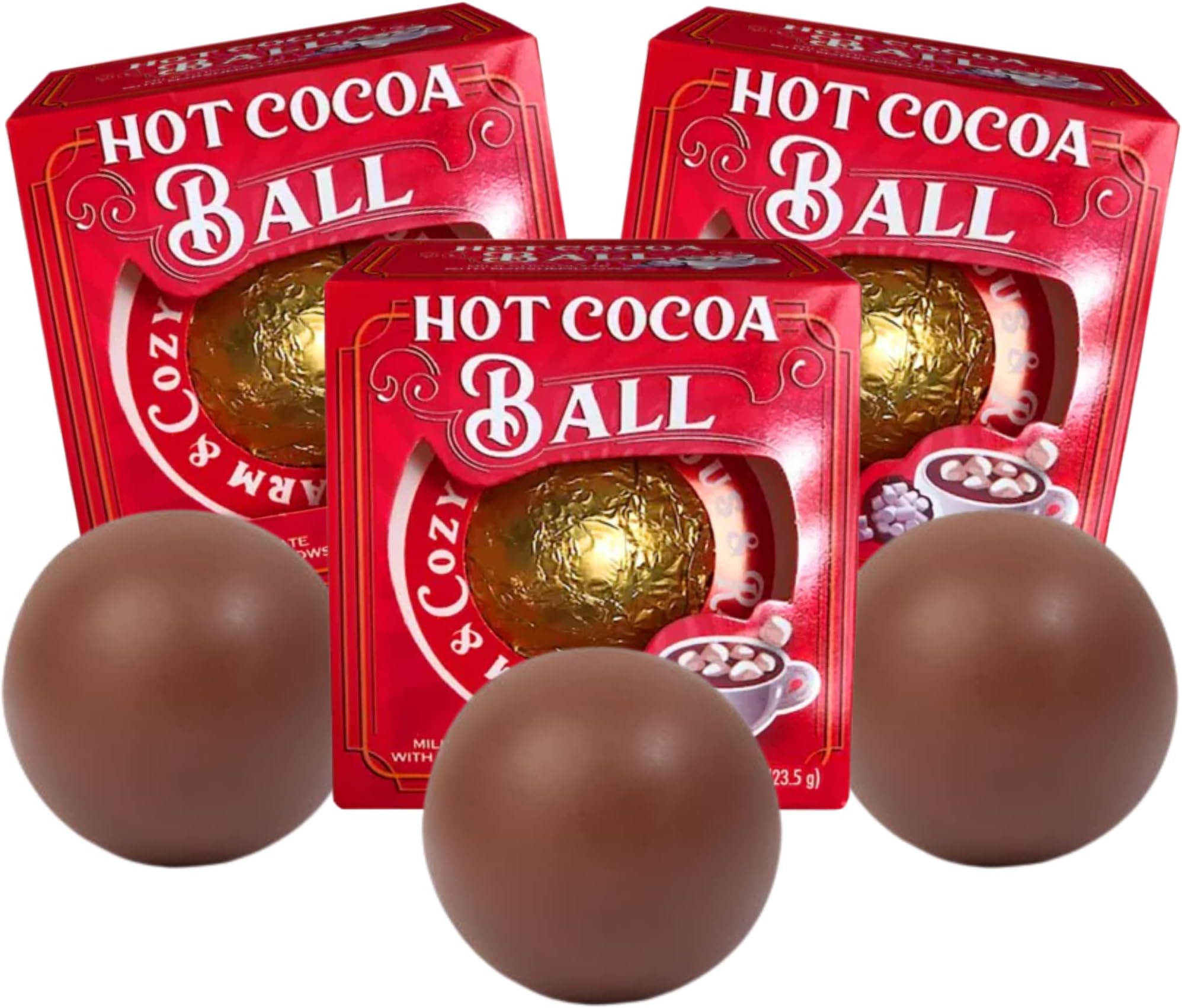Amazon.com : Christmas Hot Chocolate Melting Balls, Stocking Stuffers ...