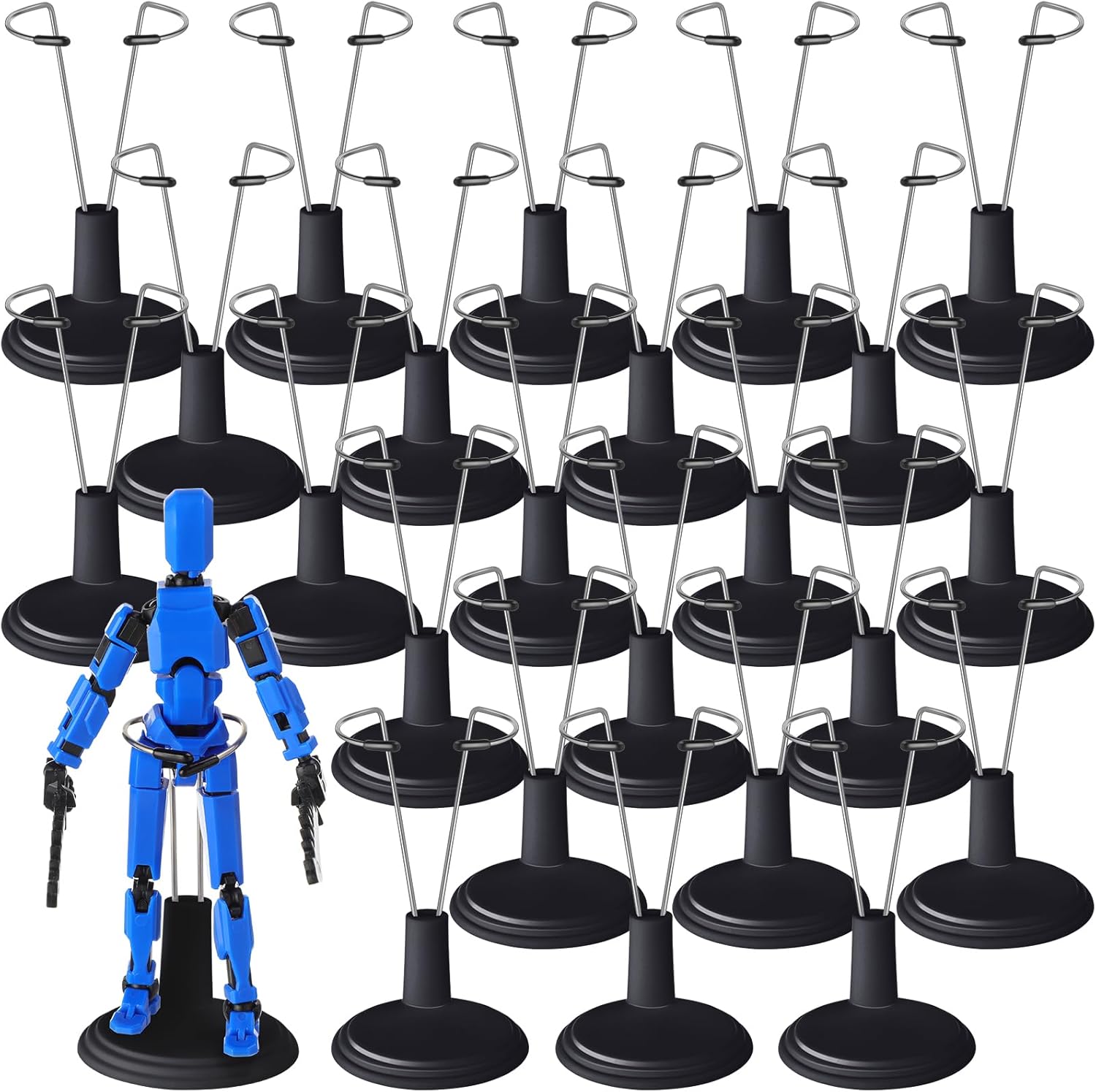 Amazon.com: Yaocom 24 Pcs Doll Stand Adjustable Action Figure Display ...