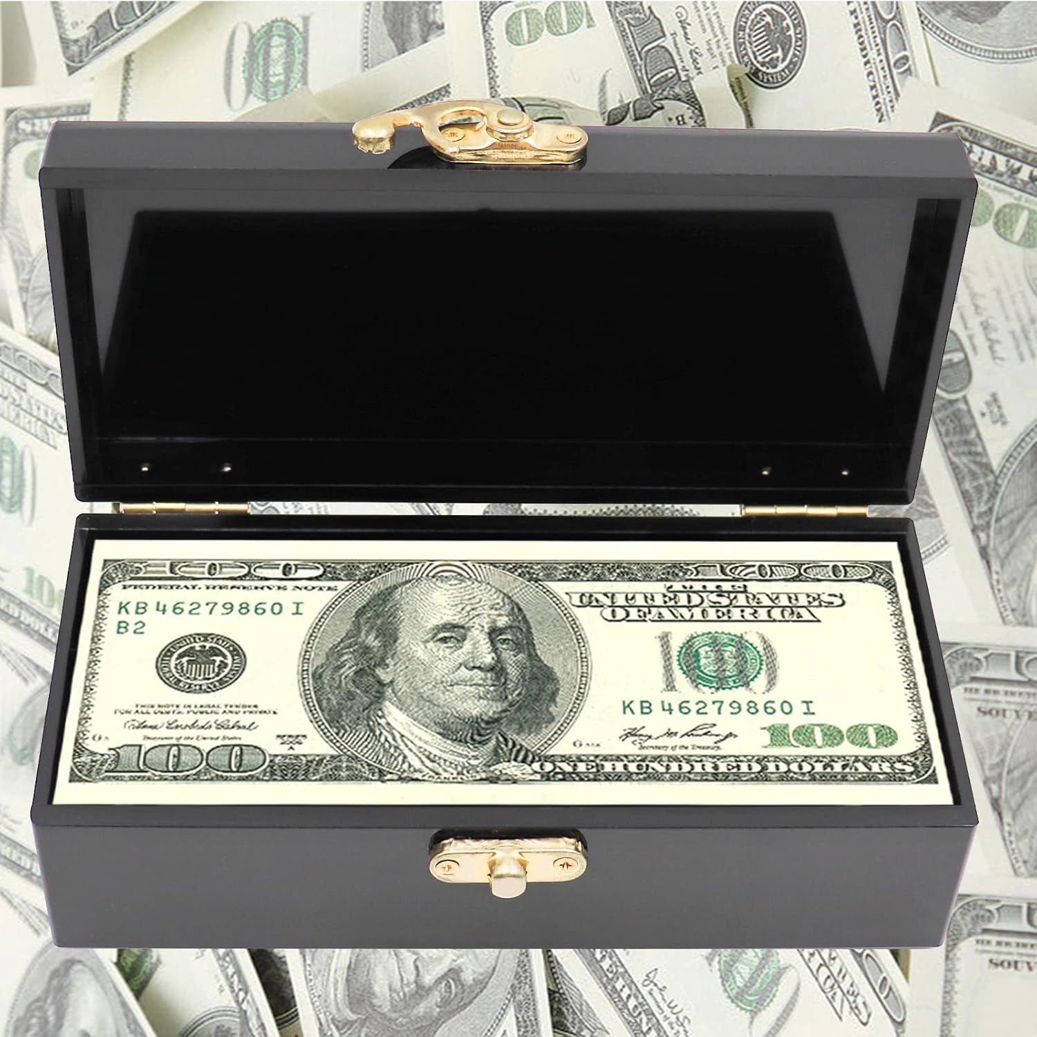 Buy Black Acrylic Lockable Currency Tray, Single Row Currency Tray ...