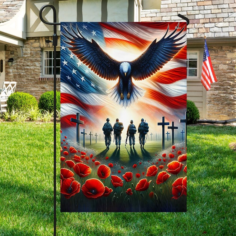 Amazon.com : American Flag-Memorial Day Honor The Fallen Veteran Flag ...