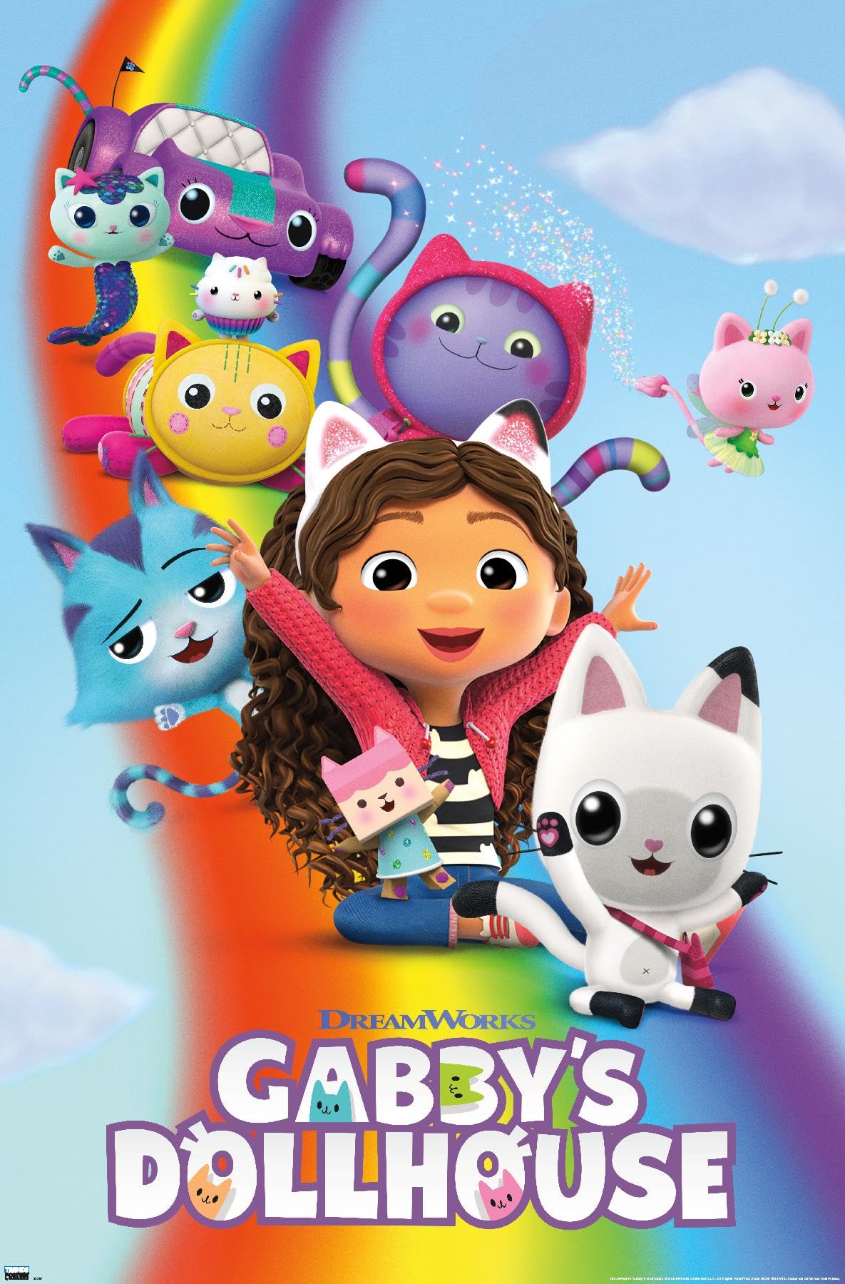 Gabby's Dollhouse - Key Art Wall Poster : Amazon.ca: Home