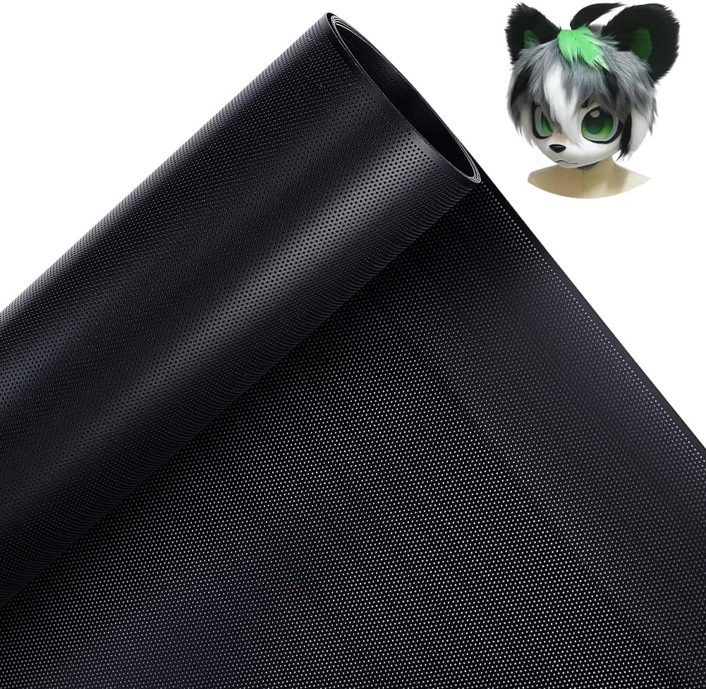 Amazon.com: BENECREAT Custom Fursuit Eye Mesh, 39x11.8inch Black PVC ...