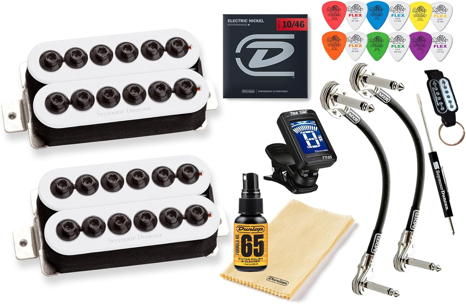 Amazon.com: Seymour Duncan Invader SH-8n / SH-8b High Output Humbucker ...