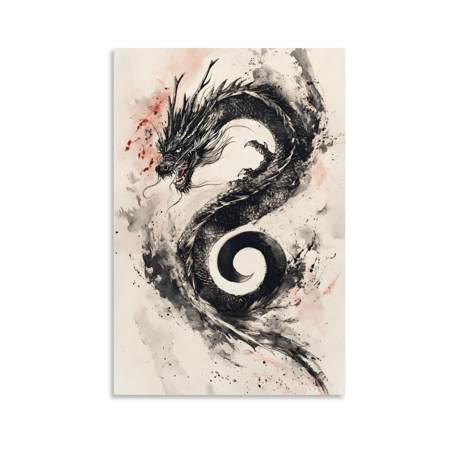 Chinese Dragon Ink Painting
