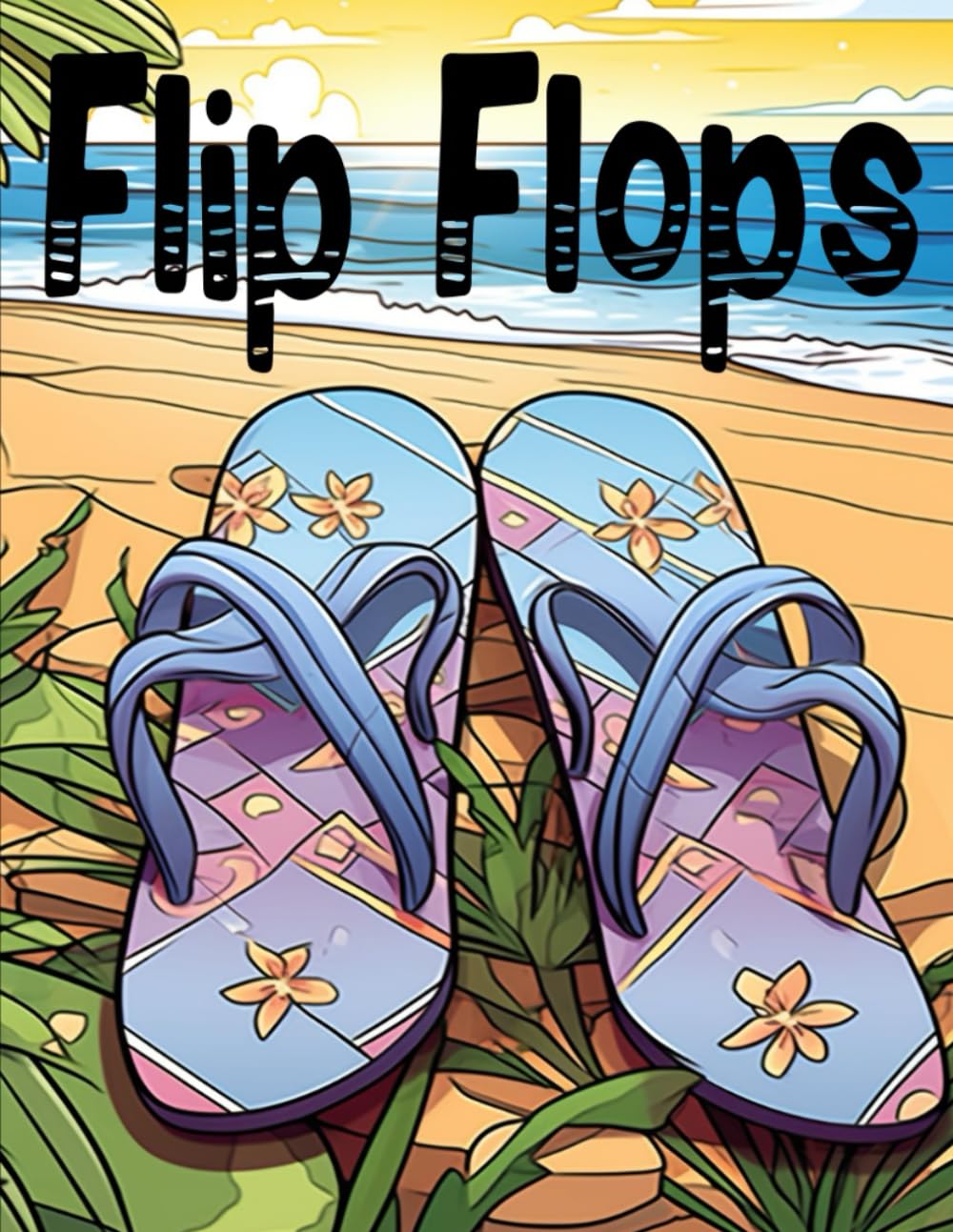 Amazon.com: Flip Flops: A coloring book about the shoe named after the ...
