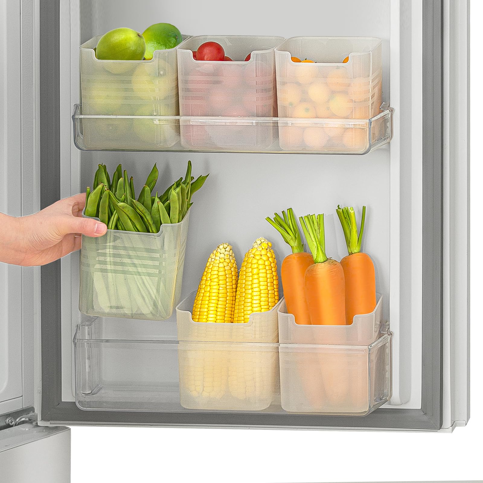 Amazon.com - Poeland Refrigerator Organizer Box, Fridge Side Door ...