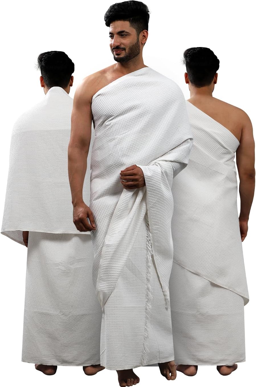 Ihram Ehram Ahram for Men for Hajj and Umrah - 2 Towels - Hygienic ...