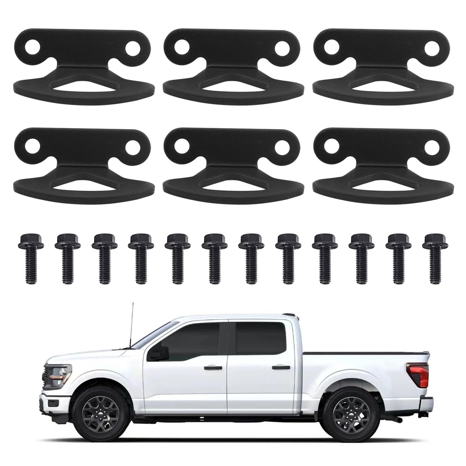 Amazon.com: Zekrom Tie Down Anchors for Ford F150 2000-2017 Tie Down ...