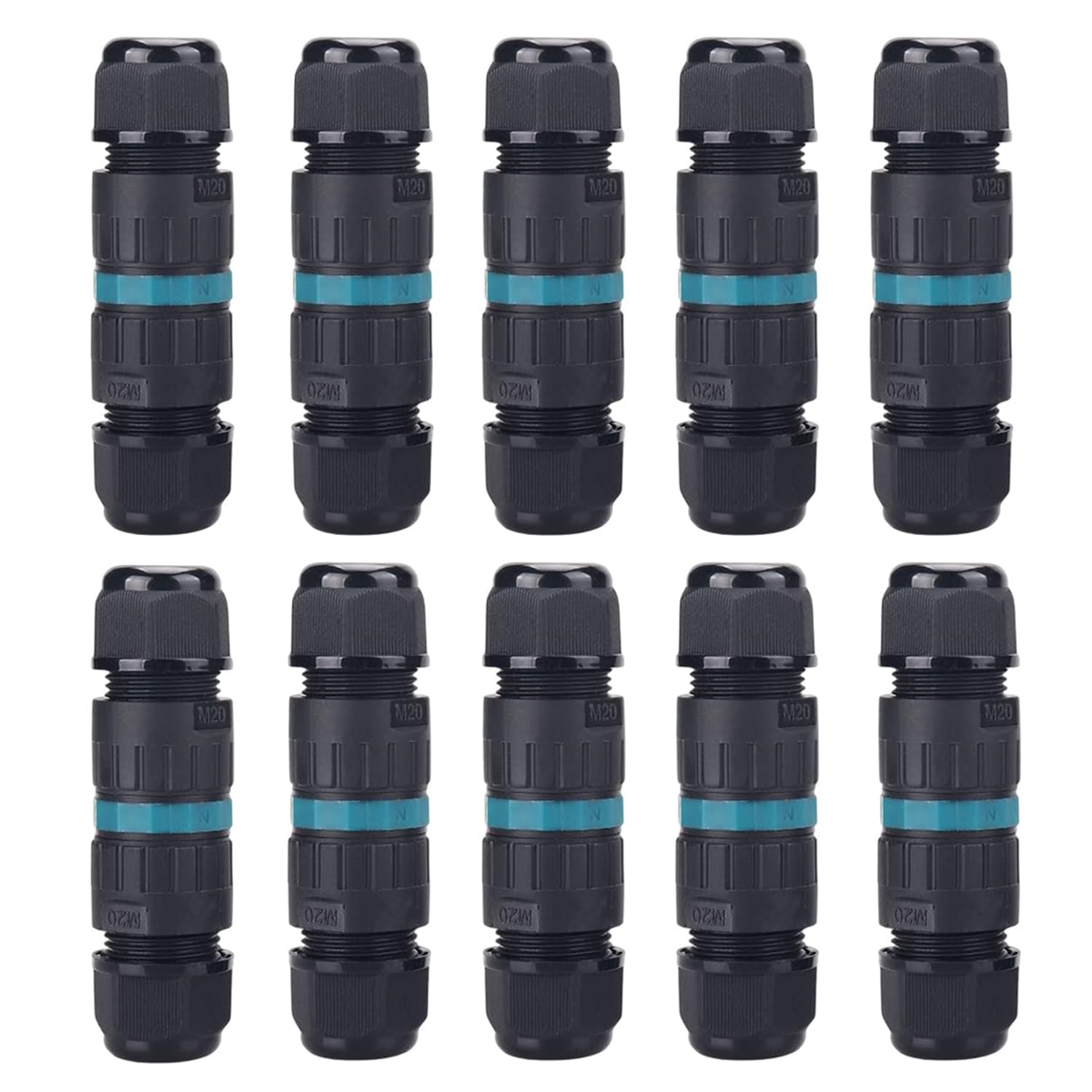 Snapklik.com : Azduou IP68 Waterproof 2 Way 3-PIN Junction Box ...