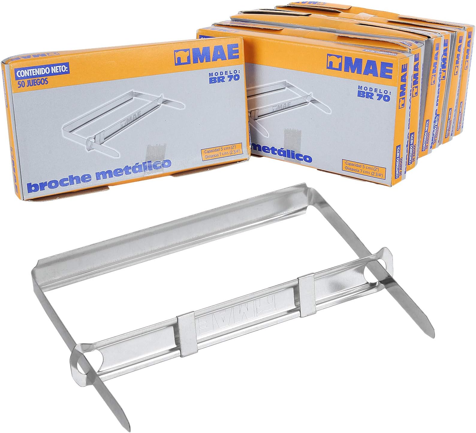 Amazon.com : 400PCS Prong Paper Fastener Compressors 2 Inch Capacity ...