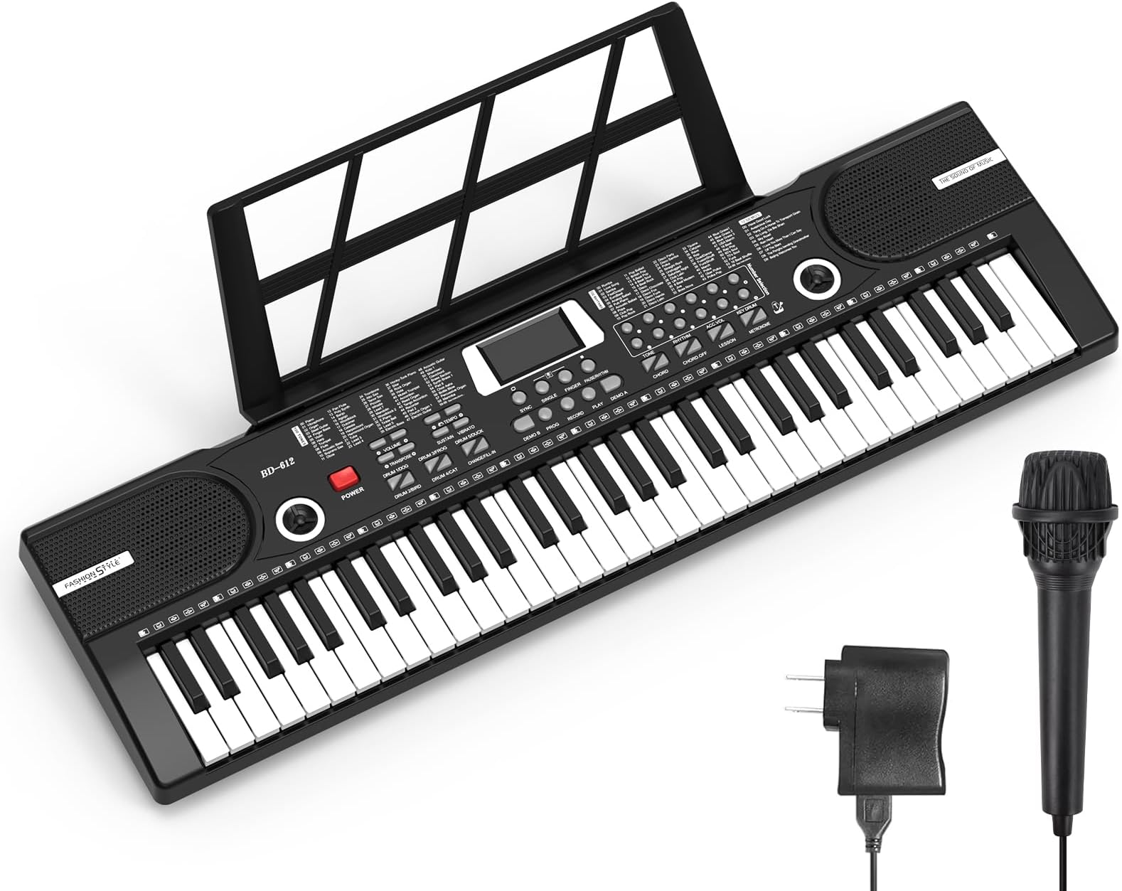 Amazon.com: 61 key keyboard Piano, Portable Electronic Digital Piano ...