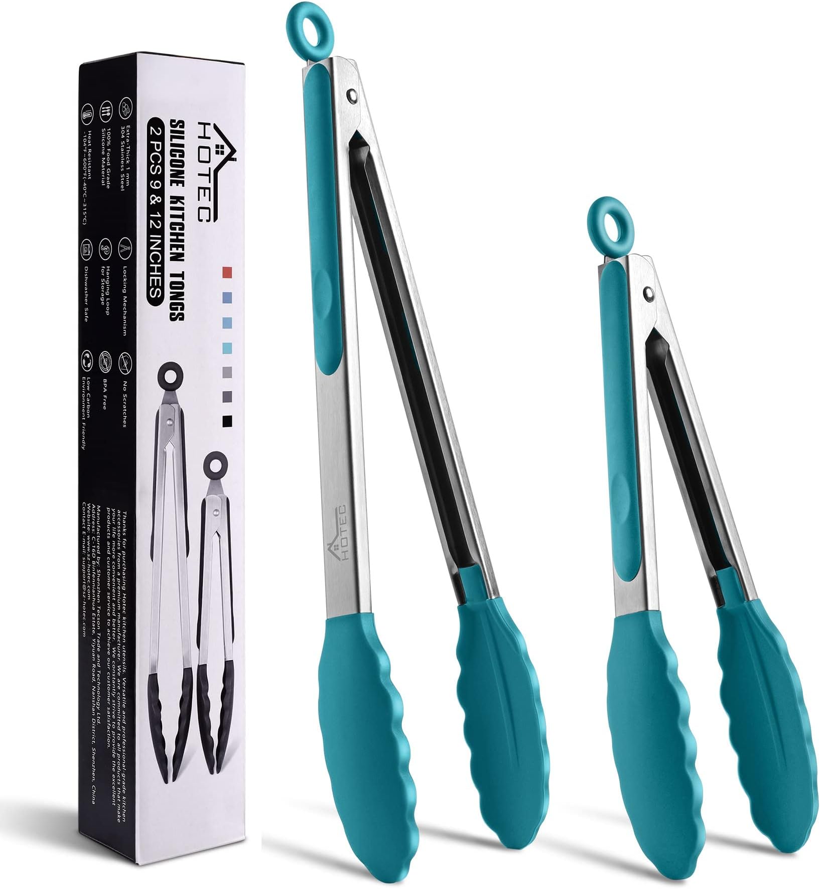 Amazon.com: Calphalon Stainless Steel Tongs with Silicone Tips: Food ...