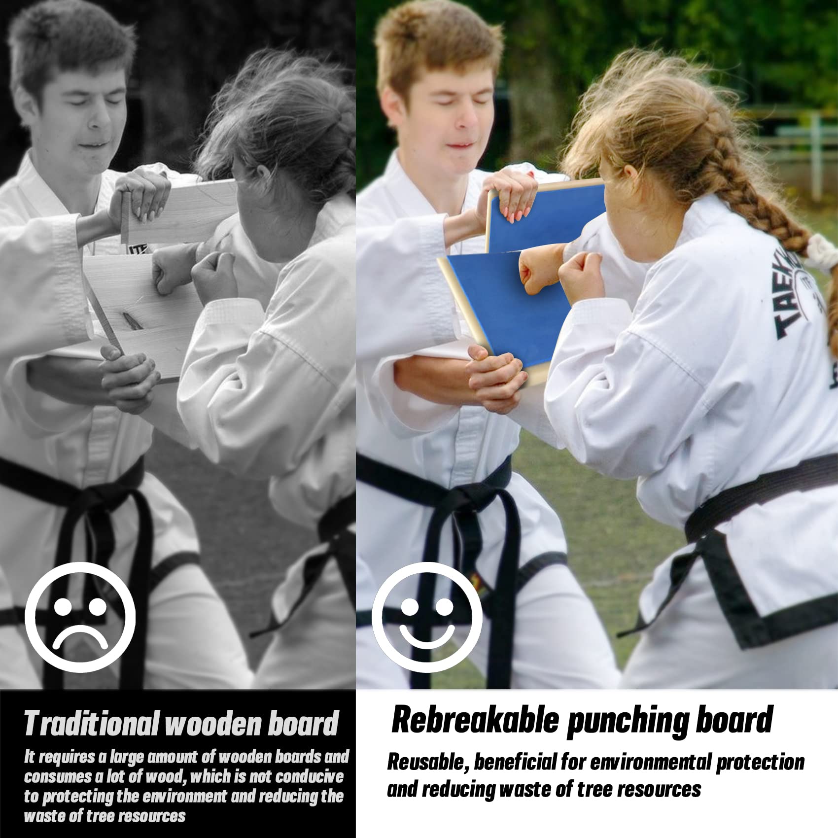 Snapklik.com : Taekwondo Boards For BreakingRebreakable Boards Martial ...
