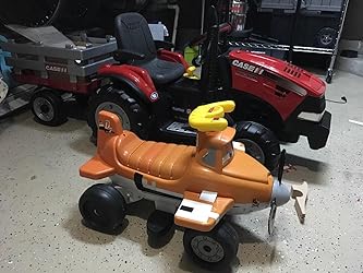 Amazon.com: Peg Perego Case IH Magnum Tractor and Trailer 12 Volt Ride ...
