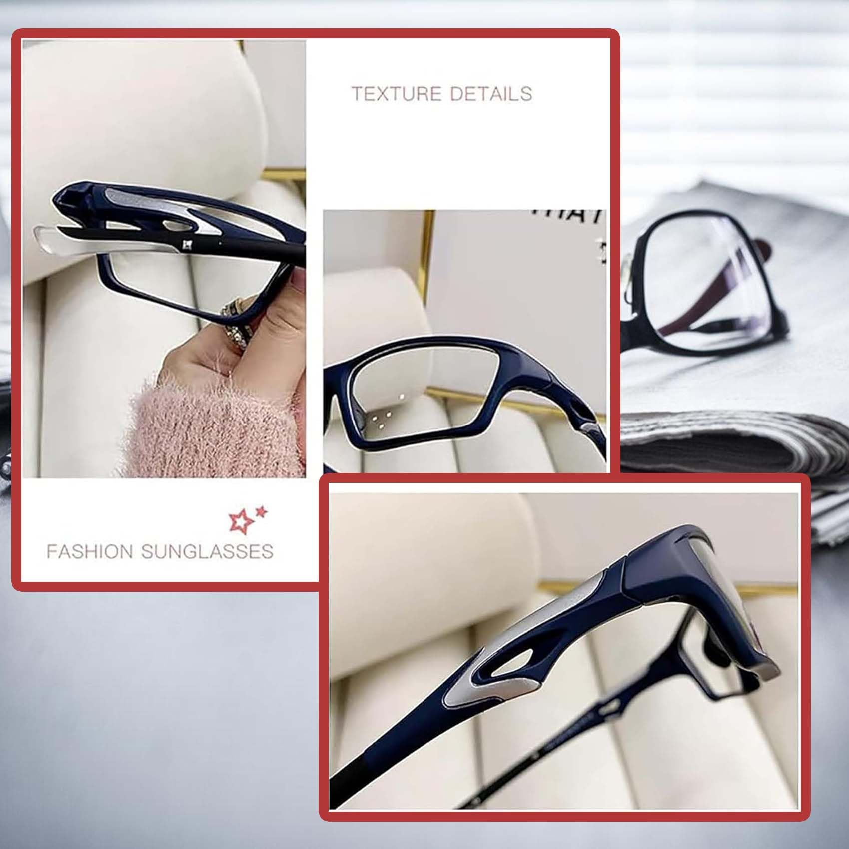 Snapklik.com : Skyouthy/Tripopulary Sport Hollow Adjustable Temples ...