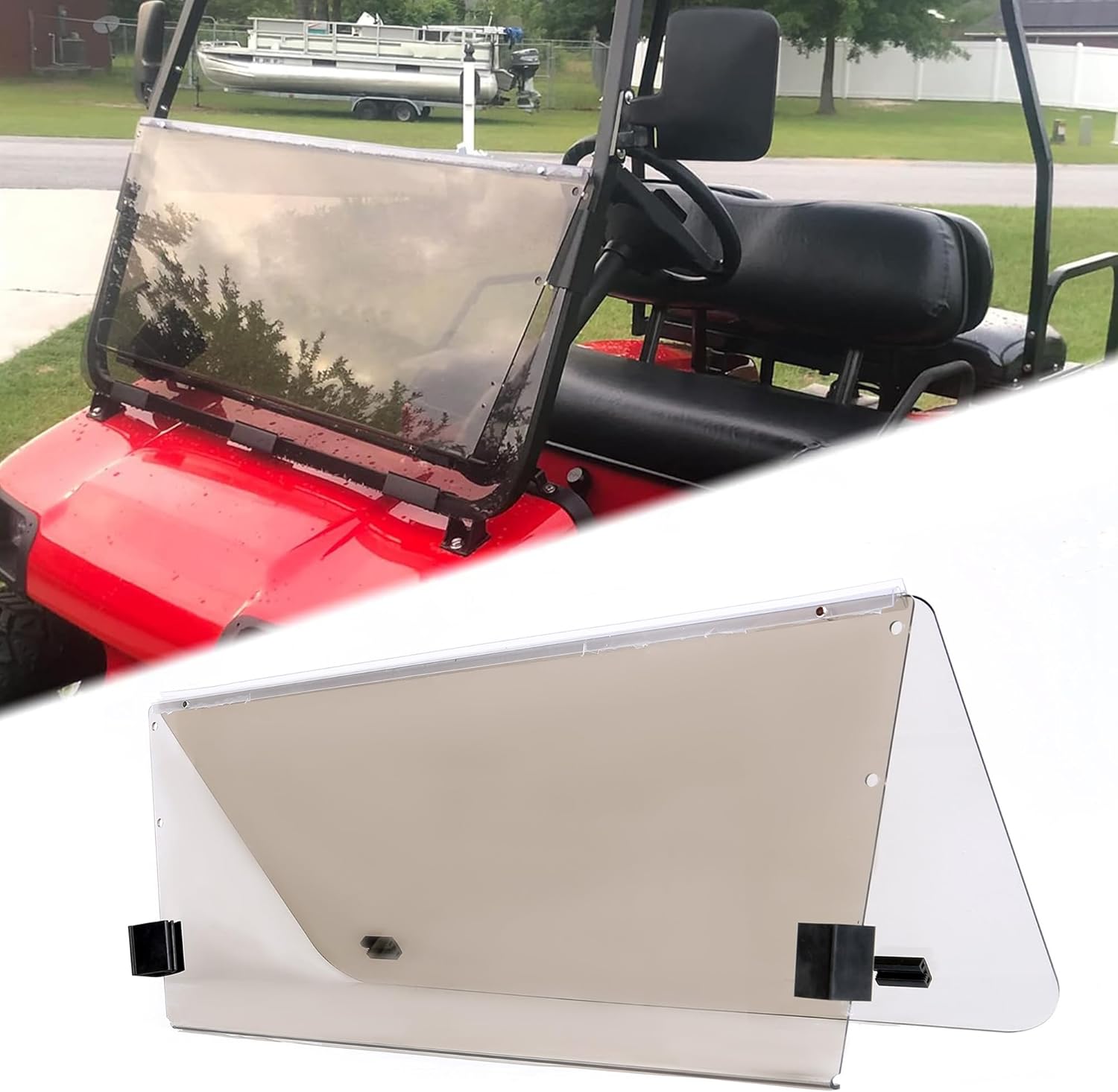 Amazon.com: ECOTRIC Tinted Windshield Compatible with 2000.5 to Current ...