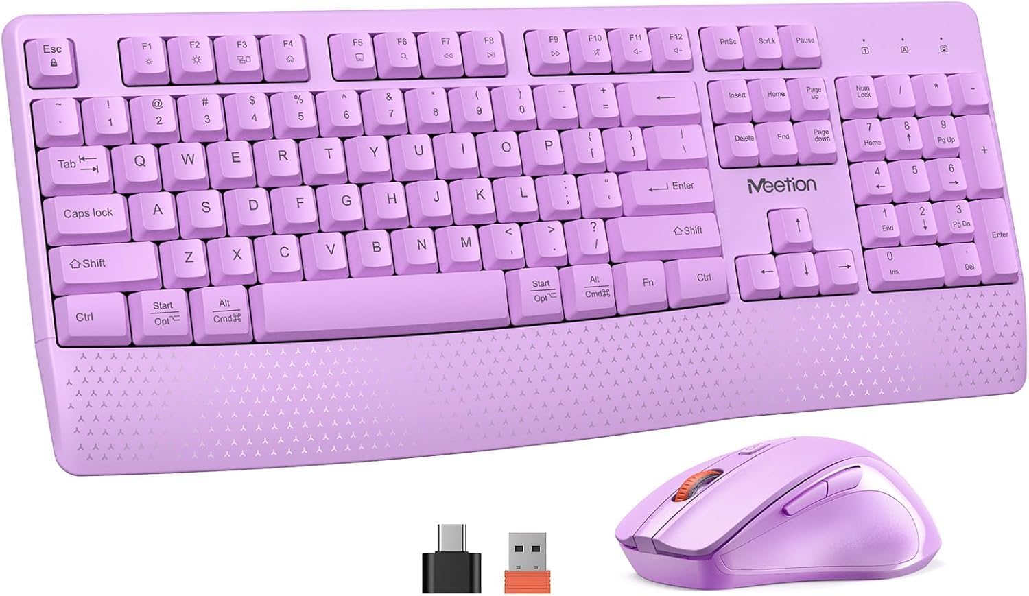Amazon.com: MEETION Wireless Keyboard and Mouse, Computer Keyboard ...